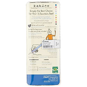 PILOT Kakuno Fountain Pen, Clear Barrel, Fine Nib (10819)