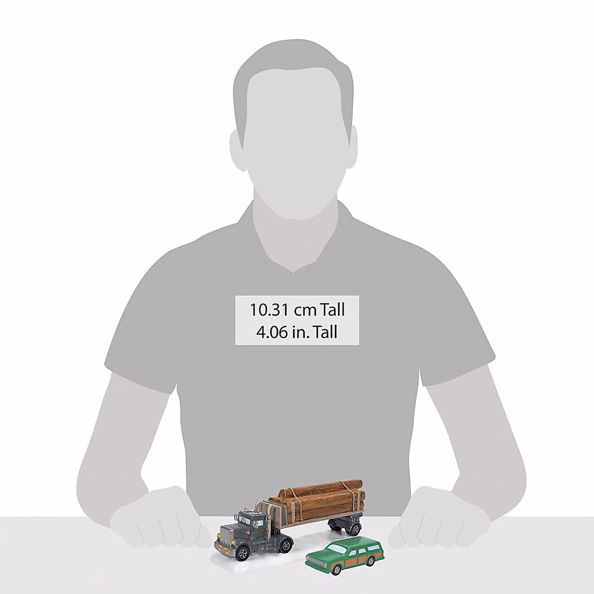 Department 56 Snow Village National Lampoon's Christmas Vacation Accessories I'm in Complete Control Figurine Set, 4.06 Inch, Multicolor