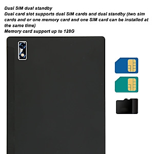 10.1 Inch Tablet Android 10 Tablet, 4G Calling Tablet, 6GB RAM 128GB ROM, Octa Core CPU, FHD Touchscreen, 8MP+16MP Camera, 2.4G/5G WiFi, BT5.0, Stereo Speaker, Long Battery Life (Black)