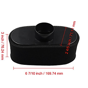 Molloparts Air Filter + Pre Filter 063-2097-00 Compatible with Bad Boy ZT CZT MZ Mowers Compatible with Kawasaki Engine FR651V, FR691V, FR730V, FS481V-FS691V, FS730V, FX600V