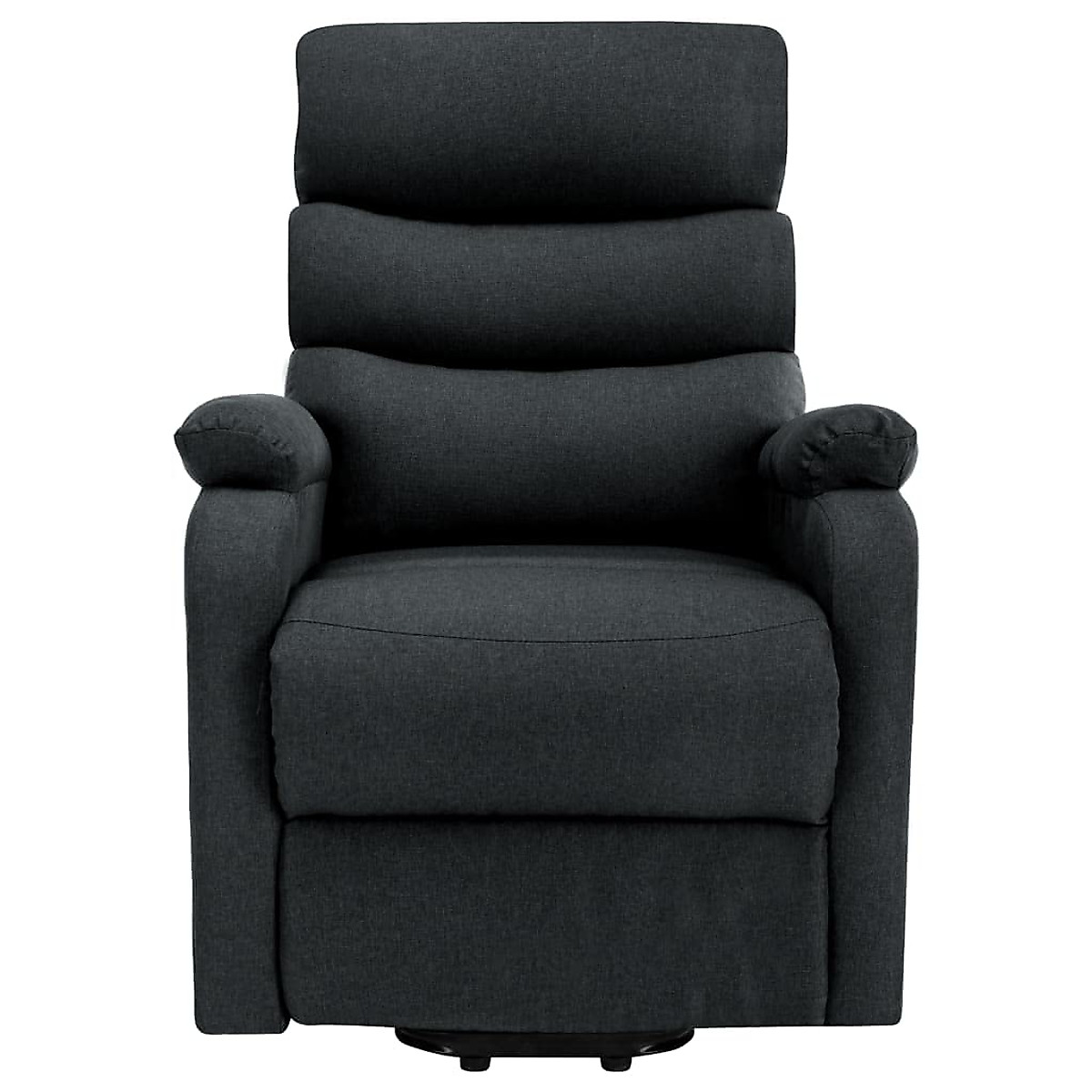 Power Lift Massage Recliner Chair with Footrest | Adjustable Recliner Sofa for Elderly Adult | Upholstered Reclining Sofa Seating with USB Port for Living Room Home Theater | Dark Gray Fabric