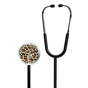 Great For Veterinarians Black Leopard Stethoscope