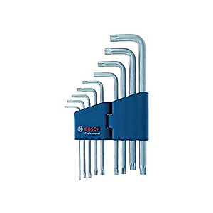 Bosch Professional 9-Piece TORX Angle Screwdriver Set (10.0–50.0 mm)