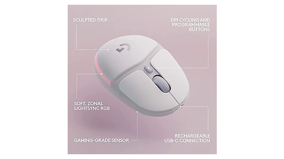 Logitech G705 Wireless Gaming Mouse: RGB, Lightweight, Fast