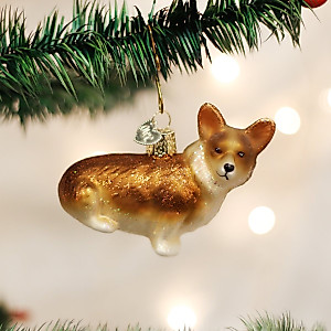Old World Christmas Ornaments: Dog Collection Glass Blown Ornaments for Christmas Tree, Pembroke Welsh
