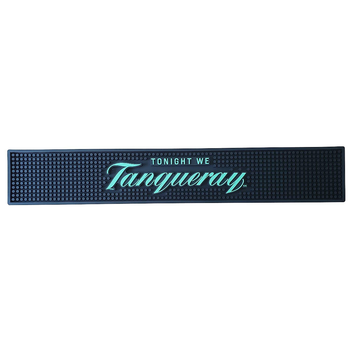Tanqueray Gin Bar Mat Spill Mat Rail Drip Mat - 23.75" x 4" Green