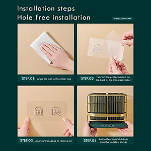 HAFUU Wall Mount Chopstick Holder with Drain Tray, Utensil Holder Silverware Drying Rack for Countertop Sink Flatware Caddy, Hanging Utensil Holder for Chopsticks Straws Forks Spoons Knives