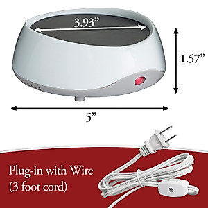 CANDLE WARMERS ETC. Auto Shutoff Candle Warmer, White