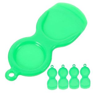 WHAMVOX 5pcs Scratcher Spatula Scratcher Tools Scratch off Tool for Tickets Sticker Scratching Tool Scratch off Tools Scraper for Cards Portable Scraper Plastic Green