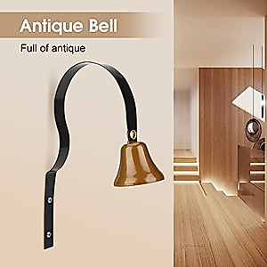 Antique Doorbell, Shopkeepers Bell, Store Door Bell Remind You Customer Coming, Metal Doorbell Loud Clear Tone Anti-Theft for Your House