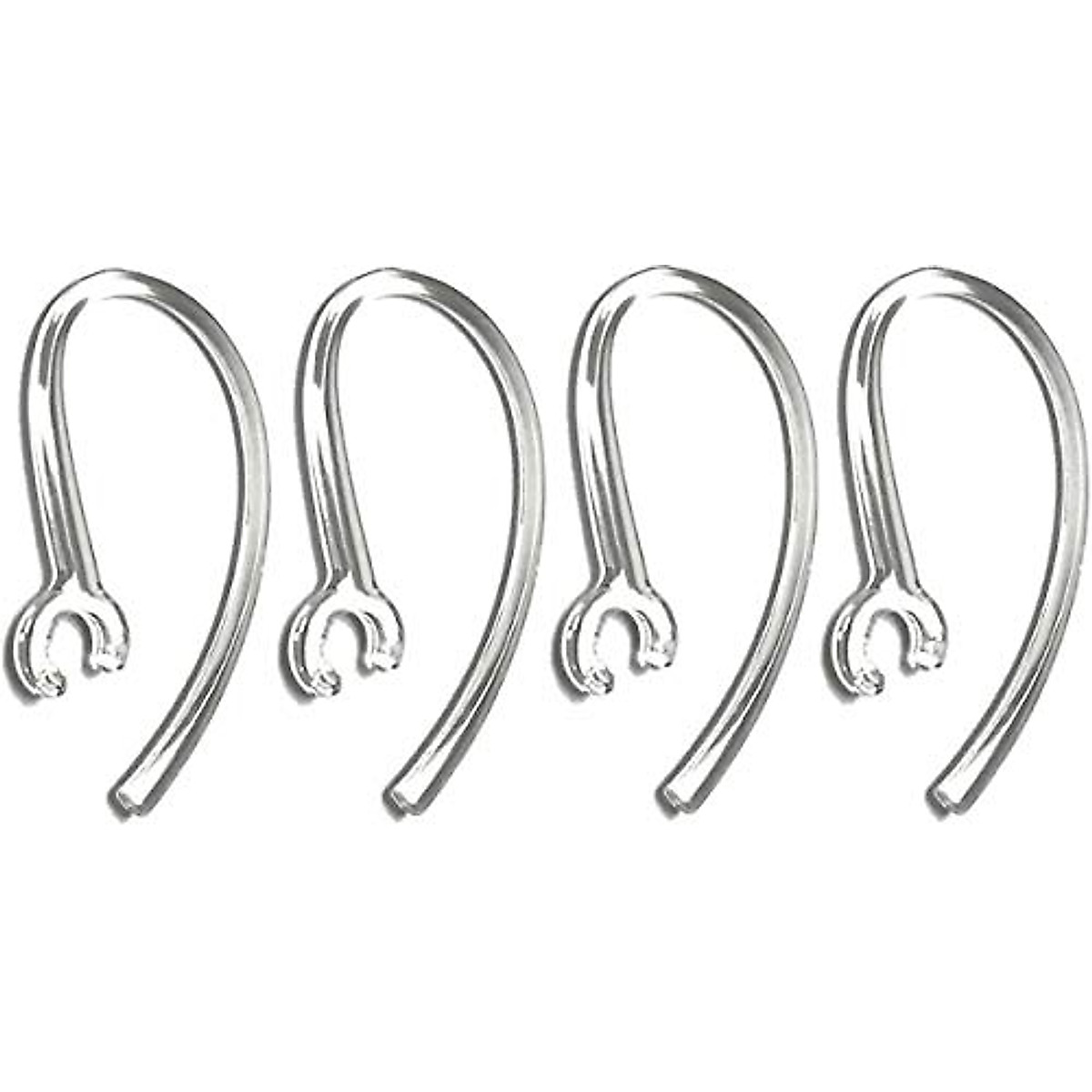 4pcs (C-MT) Replacement Earhooks Earloops Compatible with Plantronics Explorer 80 110 120 500, Voyager 3200 3240 Edge, M25, M70,M90,M95,M100,M155,Marque 2 M165, and Discovery 925 975 975SE Headsets