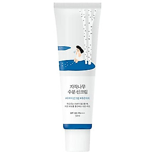 ROUND LAB Birch Juice Moisturizing Sunscreen 50mL SPF50+ PA++++, No White Cast, Strong UV Protection, Moist Essence Type, Ocean Friendly-Reef Safe 1