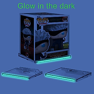 TERDEWE (12 Pack) Clear Floating Wall Shelf, Wall Floating Shelves for Funko Pop, Action Figures,Security Cameras, Baby Monitors, Speakers or Any Small Accessories.