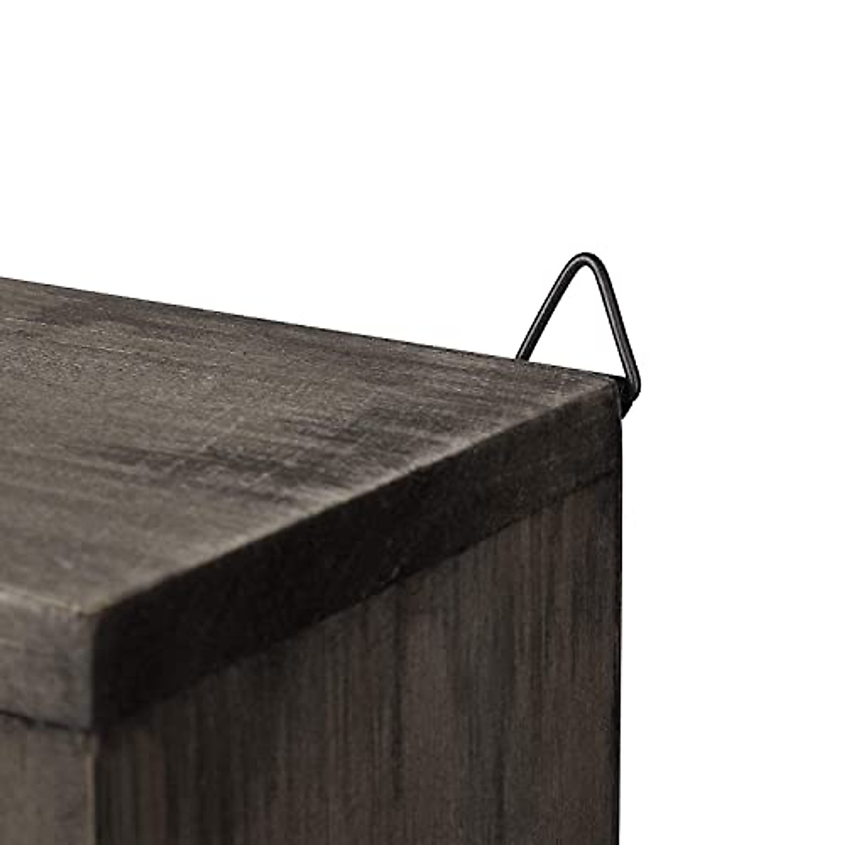 Flexzion Floating Shelf - Brown Wood Wall Mounted Freestanding Shelving Unit Wooden Wall Shelf 12 Compartment Slot Shadow Box, Showcase Display Organizer Shelf Vertical/Horizontal