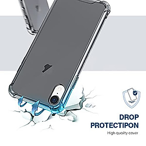 ORIbox iPhone XR Matte Case - Translucent Black, Shock-Absorbent, TPU & Polycarbonate