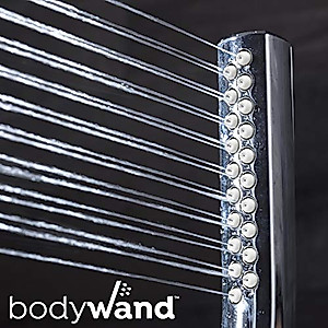 Waterpik High Pressure Handheld Wand and Rain Shower Head Combo with 8-Foot Long Metal Hose, BodyWand Spa System with 7 Spray Modes for Hair and Body, Chrome