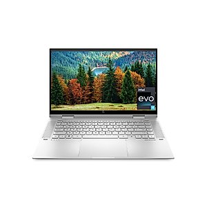 HP Envy x360 Convertible, Intel® Core i5-1240P Processor, Iris X Graphics, 12 GB Memory RAM, M.2 SSD, Windows 11 Home (15-es2023nr, Natural Solver Aluminum)