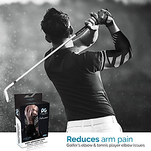 Elbow Compression Sleeve for Men & Women - Elbow Brace for Tendonitis and Tennis Elbow Relief, Golf Elbow, Joint Pains, Bowling, Weightlifting in Premium Breathable Fabric (1 Piece GREY Small)