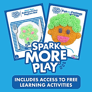 Educational Insights Playfoam Shape & Learn 4-Pack, Learn Letters, Numbers, Counting & Shapes, Fidget & Sensory Toy, Ages 3+, Amazon Exclusive