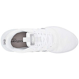 adidas womens Puremotion Wide Shoes, White/Silver Metallic, 11 W US
