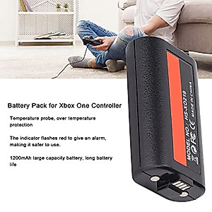 Ranvo Replacement Controller Battery, Over Temperature Protection Controller Battery Pack Professional Rechargeable 1200mAh Safe for Controller