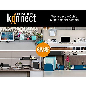 Bostitch Office 3 Hole Punch, Durable Metal,Rubber Base, 12 Sheets, Black (KT-HP12-BLK), 1 Pack