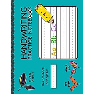 Panoramic Handwriting Practice Book for Kids in Pre-K to 3rd Grade I Primary Tablet: 120 pages I blank double lines with a dotted center line I 11x8.5 inch (Young Learners Notebooks)