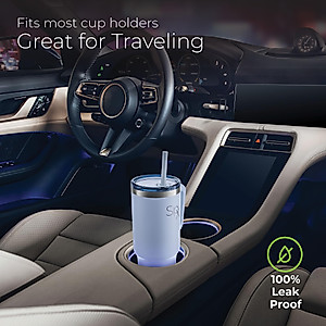 SIPX™ Insulated Tumbler With Lid And Straw, 40oz. Tumbler With Handle Keeps Cold 12 Hours, Water Bottle Thermos With Lid, BPA-Free Reusable Insulated Coffee Tumblers, Travel Mug Great For Beach Party