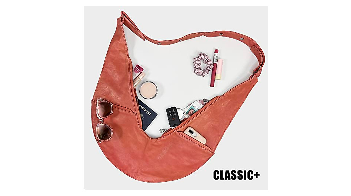 SASH Leather Crossbody Bag: RFID, Travel & Ergonomic Comfort