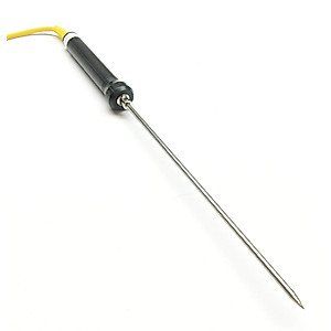 Pointy Tip Stainless Steel K-Type Thermocouple Probe Insertion Sensor