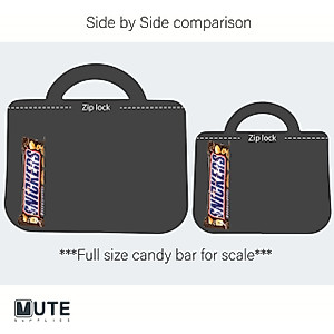 Bulk Gift Bags for Kids Birthday Party Supplies - Goodie Bag for Candy, Food, Snacks or Favors with Resealable Ziplock Seal (Holo L 20)