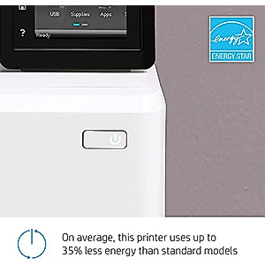 HP Color Laserjet Pro M255dw Wireless Laser Printer-Remote Mobile Print, Auto Duplex Printing，22 ppm, 250-Sheet，Compatible with Alexa, White- WULIC Printer Cable.