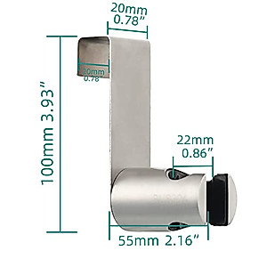 CIENCIA Toilet Bidet Sprayer Holder Stainless Steel Holder Hook Hanger for Hand Shower Toilet Bidet Sprayer, ST19A