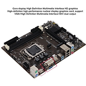 PC Motherboard, CPU LGA 1150 Socket, B85 Computer Motherboards, DDR3 1600/1333/1066MHz Memory, 100M Network Card, Gaming Mainrboard for Desktop Computers