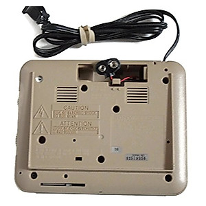 Sony Dream Machine Icf-c240 Digital Alarm Clock Radio Vintage 1980's Am/fm Beige