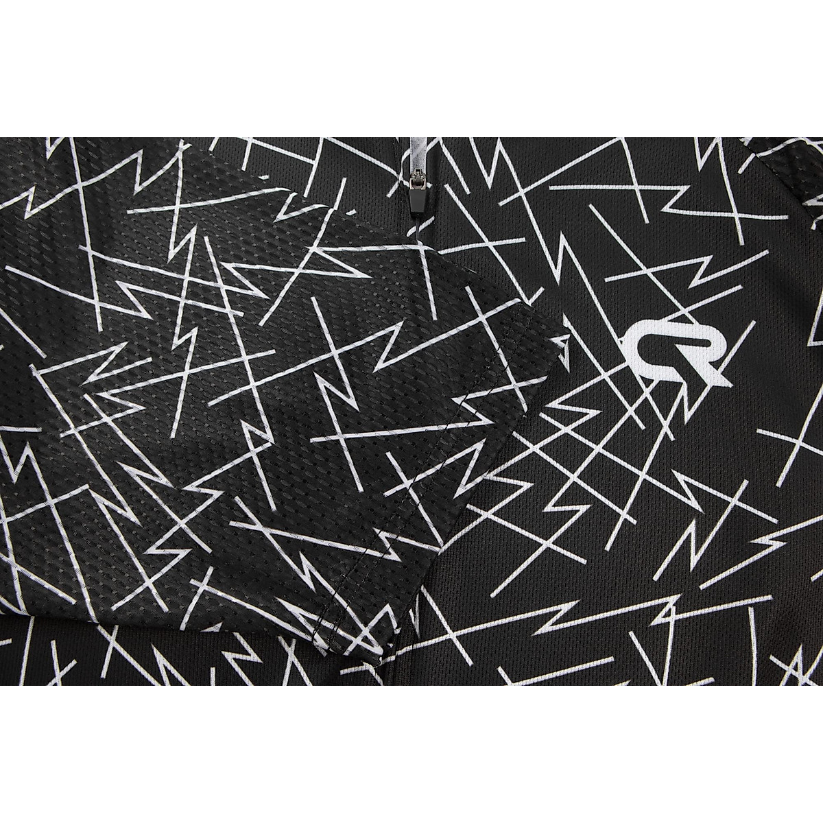 Coconut Ropamo CR Mens Cycling Jersey Short Sleeve Road Bike Shirt with 3+1 Zipper Pockets Breathable Quick Dry (XL，Black)