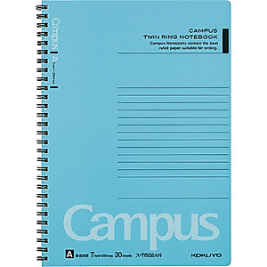 30-T602A mice Kokuyo Twin Ring Notebook 4 books pack No. 6 semi-B5 A ruled line (japan import)