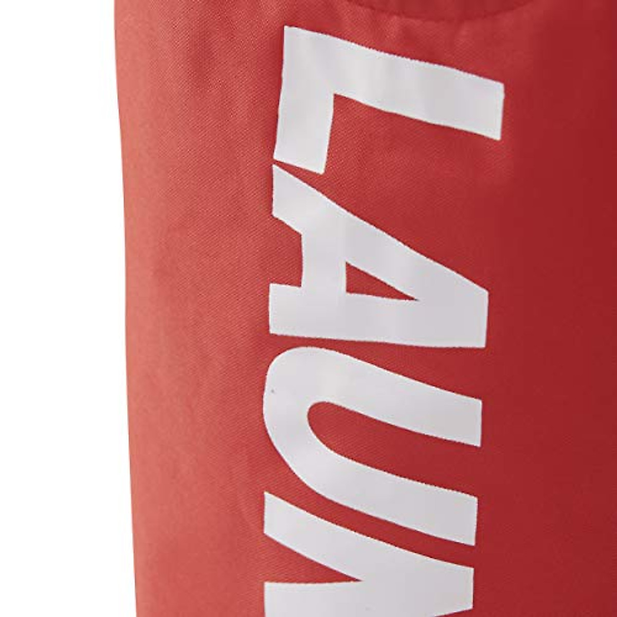 HOMEAMY 82L Large Thicken Laundry Basket Collapsible Fabric Laundry Hamper Foldable Heavy Duty Clothes Bag Portable Washing Bin Waterproof Cloth Hampers Storage with Durable Aluminum Handles (Red)