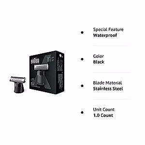 Braun Series X Replacement Blade - Compatible with Braun Series X Models, Beard Trimmer and Electric Shaver, 1 Count, One Blade to Trim, Style and Shave Any Style, XT10