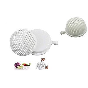 Vegetable Chopper, Chop Fresh Vegetables and Fruits in Seconds BPA Free Salad Shooter, Cutter for Lettuce or Salad -