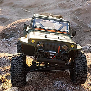 Redcat Racing TC8 Marksman RC Crawler – 1/8 Scale Brushed Electric Trail Crawler Off Road Rock Crawler RC Truck – 2.4Ghz Radio Controlled Waterproof Off Road Car – Great for All Terrain – Green