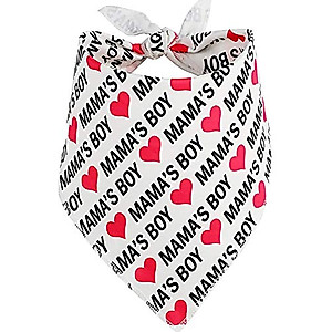 2 Pack Valentine's Dog Bandana, Puppy Valentine Scarfs for Small Dogs Cats