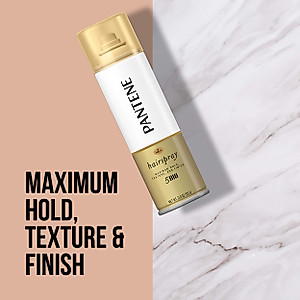 Pantene, Hairspray, Maximum Hold, Pro-V Level 5, Texture and Finish, 11 fl oz, Triple Pack