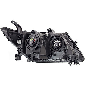 Evan Fischer Headlight Set of 2 Compatible With 2011-2013 Honda Odyssey OE comparable Halogen Direct Fit Driver and Passenger Side