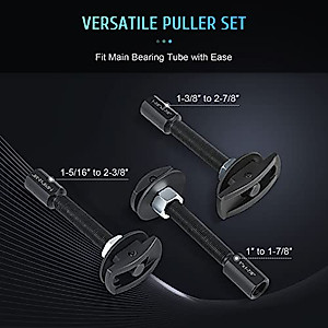 Orion Motor Tech Rear Axle Bearing Puller Tool Set, Rear Axle Bearing Remover Set, Rear Axle Bearing Removal Tool Kit with 3 Sizes 1 to 1-7/8, 1-5/16 to 2-3/8, & 1-3/8 to 2-7/8