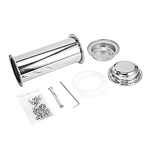 Time Capsule Anti-Corrosion Waterproof 304 Stainless Steel Capsule Container Durable for Granddaughter Future Graduation Gifts (13.4 Inch)