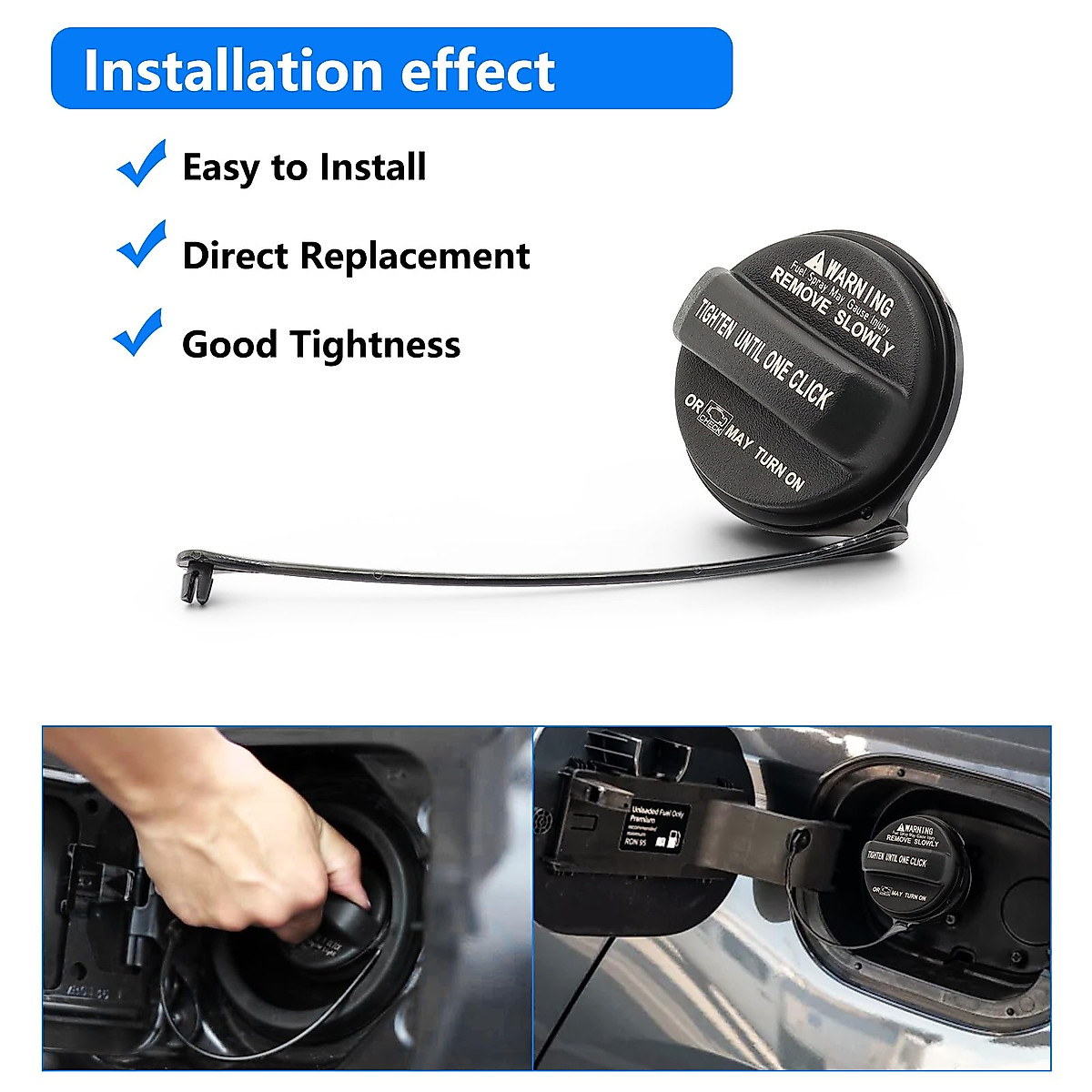 Gas Cap Fuel Cap OEM 31010-3L600 For Hyundai Accent Azera Elantra GT Entourage Equus Genesis Coupe Santa Fe Sonata Tucson Veloster, Kia soul sedona Forte Sportage Sorento Optima Amanti Fuel Tank Caps.