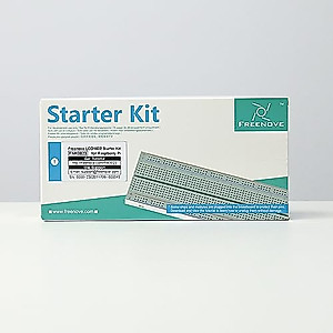 FREENOVE LCD 1602 Starter Kit for Raspberry Pi 5 4 B 3 B+ 400 Zero 2 W, 535-Page Detailed Tutorial, Python C Java Scratch Processing Code, 151 Items, 69 Projects (Raspberry Pi NOT Included)