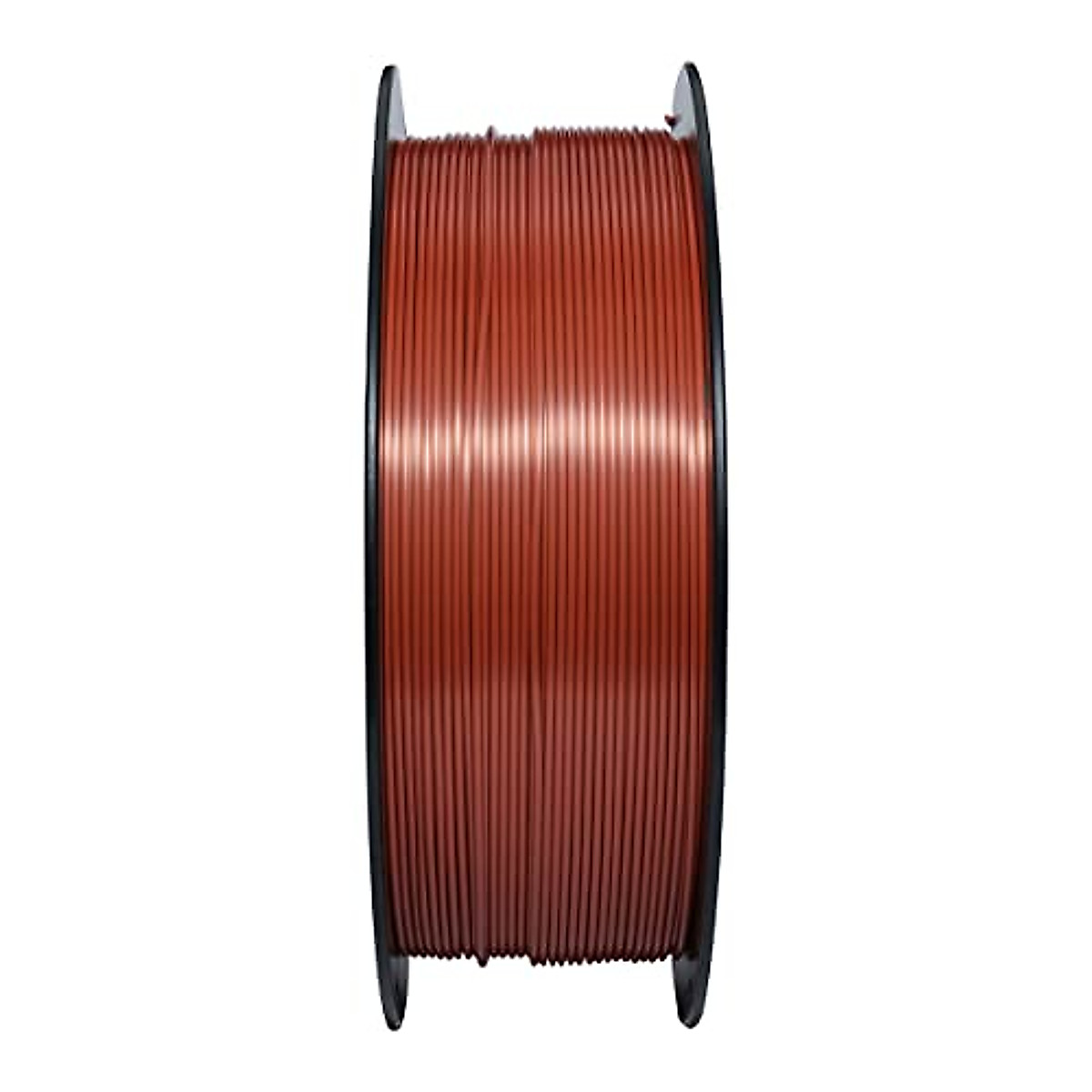 PLA Silk Copper 3D Printer Filament 1.75mm, RongTong 3D Printing Silk PLA 1kg/2.2lb Spool Printing Material, Silky Shiny Metallic Luster Surface Filament, Fits Most FDM 3D Printers