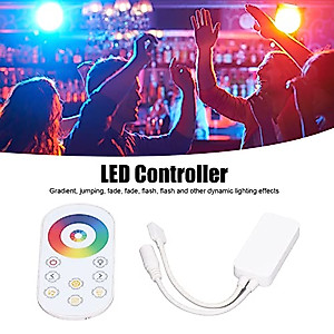 LED Controller, 27 Dynamic Modes RGB Remote Color Quick Access Keys for KTV for Family for Bars